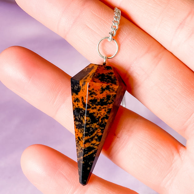 Mahogany Obsidian Pendulum – Live in the Light